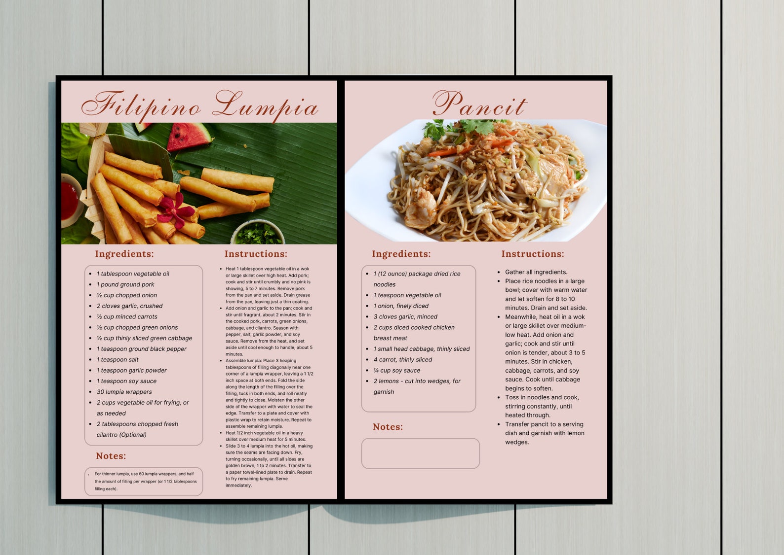 Filipino Recipe | Printable Filipino Recipe Pinoy Food Recipe Guide ...