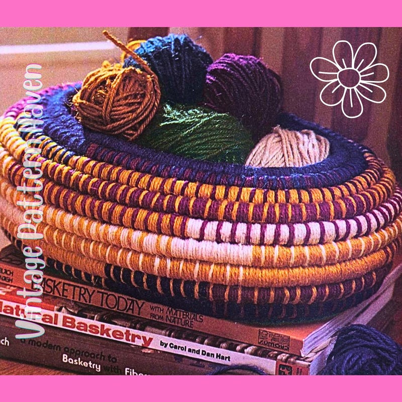 Coiled Basket - Etsy