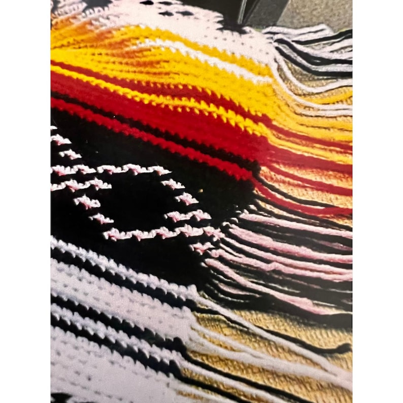 Southwestern Crochet Blanket Pattern – Vintage Throw Afghan – Bold ...