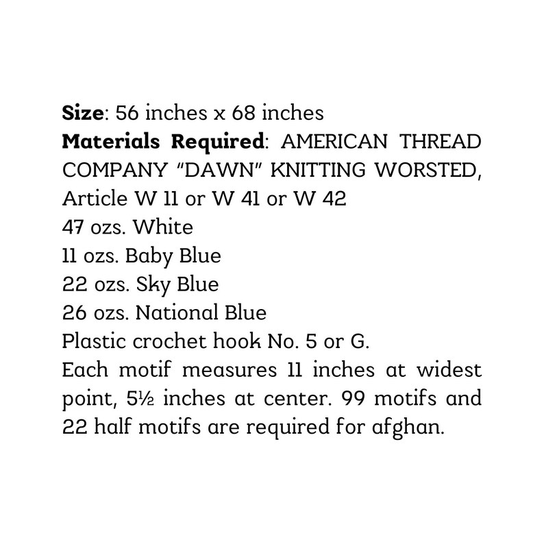 Vintage Crochet Fan Motif Afghan Pattern PDF - Cozy Throw Rug With ...