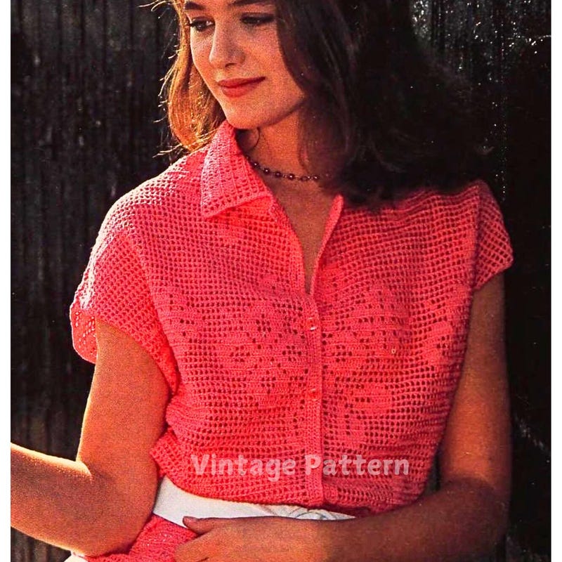 Vintage Blouse Flower - Etsy