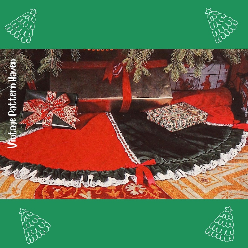 Ruffle Tree Skirt - Etsy