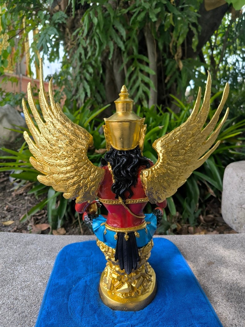 The Red Thai Garuda Statue - Etsy