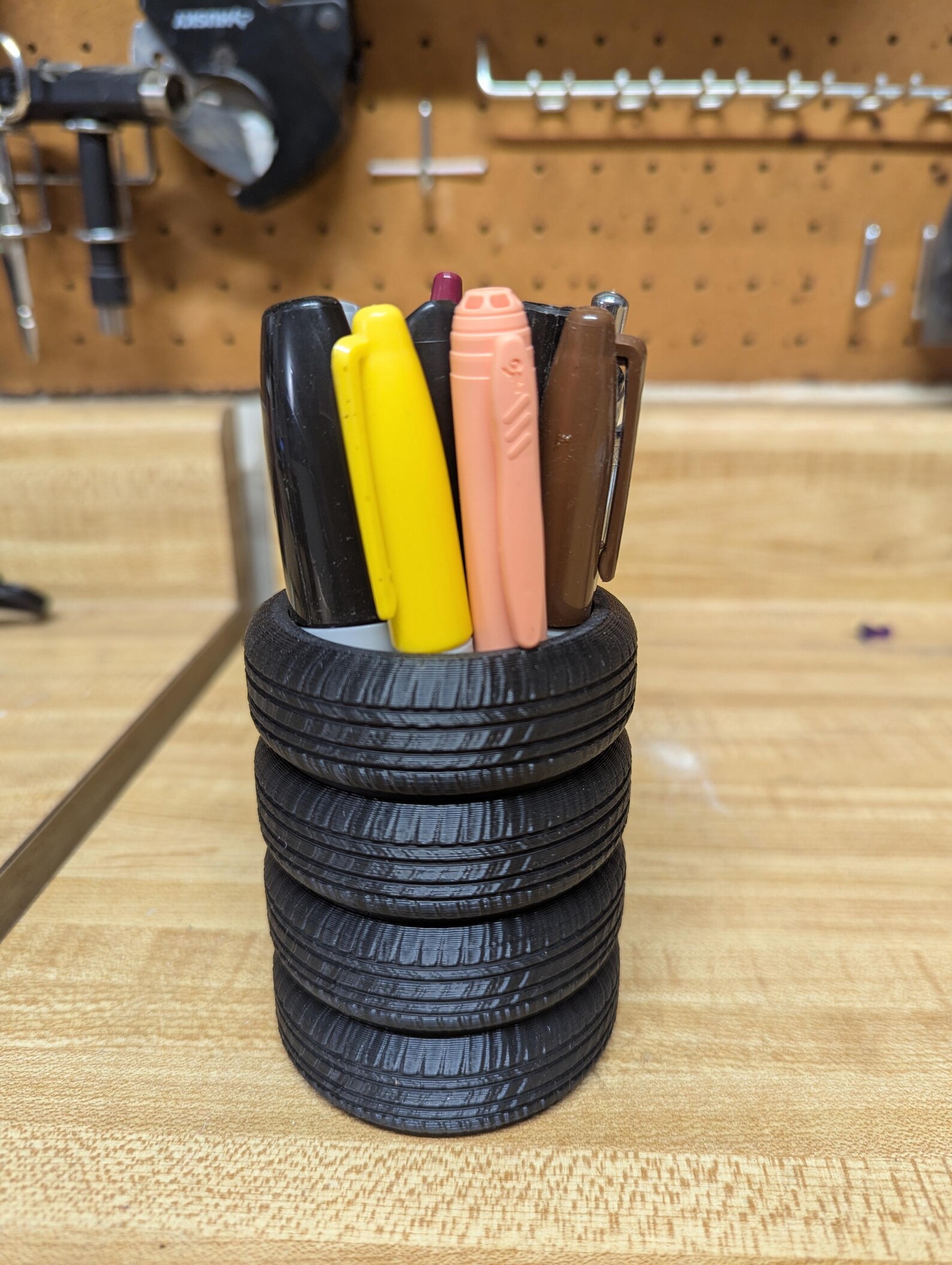 Stack of Tires Pencil Holder - Etsy