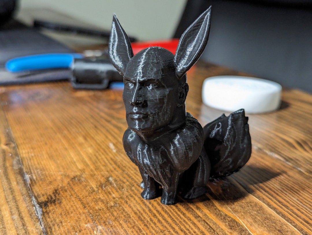 Eevee Pokemon Dwayne Rock Johnson Face - Etsy