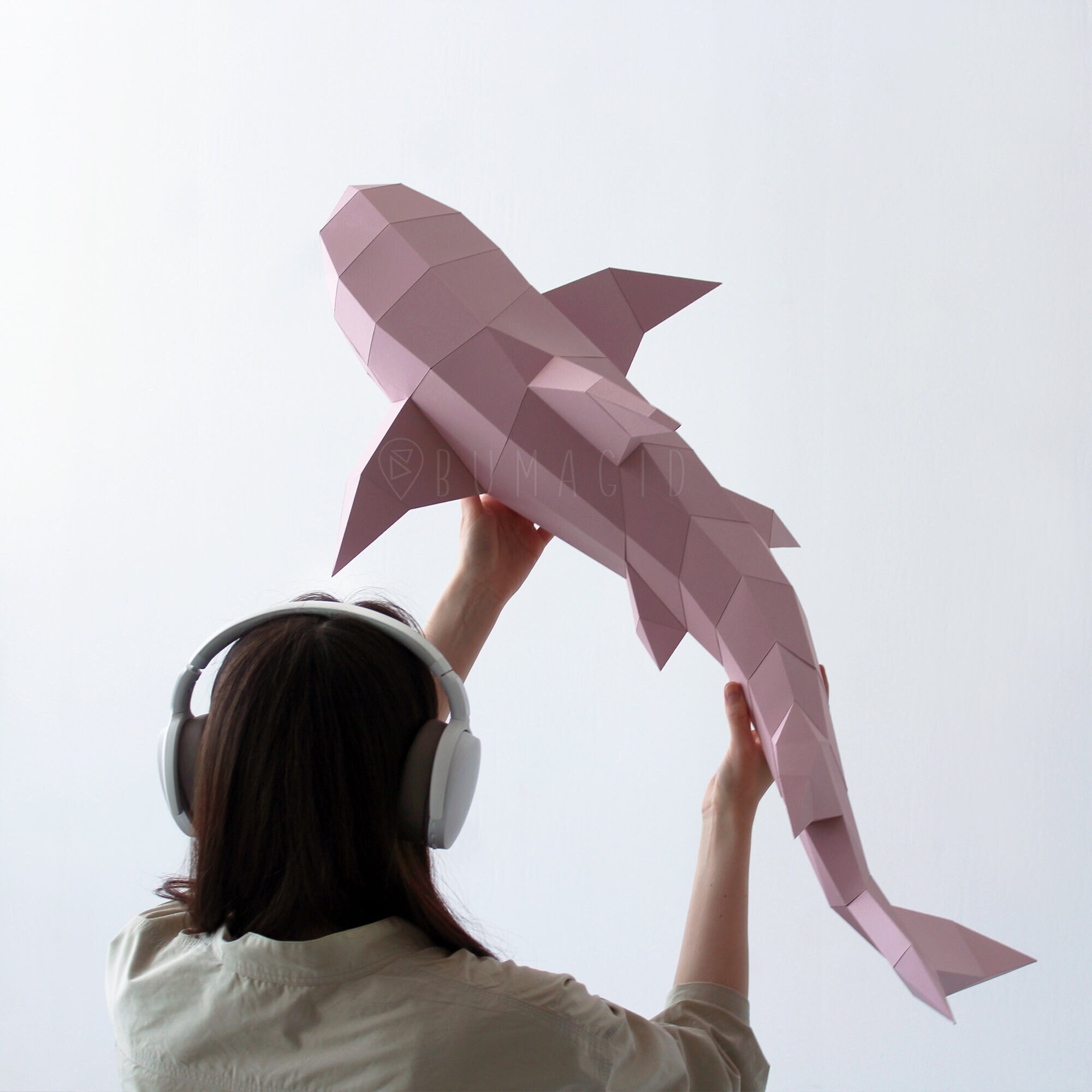 Engagin DIY 3D Shark Model for Creative Crafting | Detailed Template ...