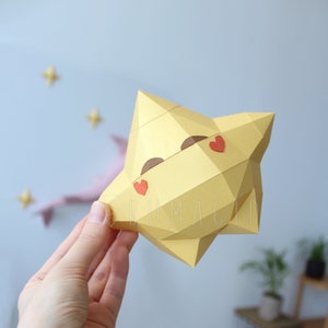 Papercraft Dragon With the Stars 3D Papercraft PDF Low Poly Papercraft ...