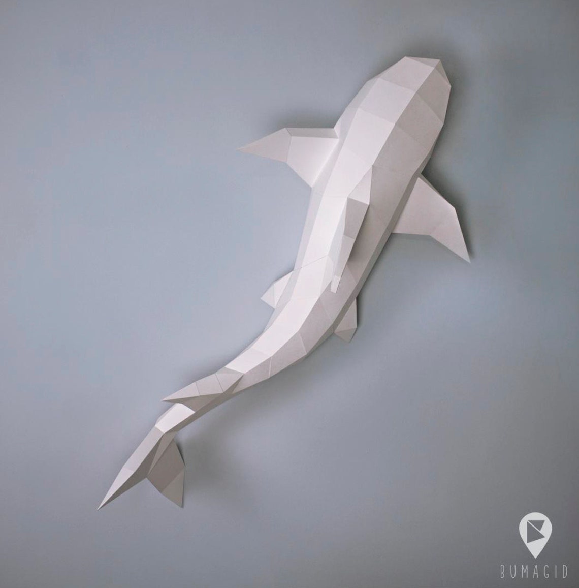 Engagin DIY 3D Shark Model for Creative Crafting | Detailed Template ...