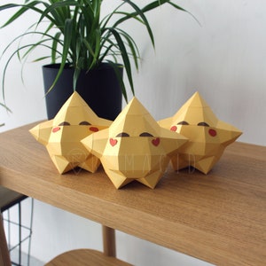 Papercraft Dragon With the Stars 3D Papercraft PDF Low Poly Papercraft ...