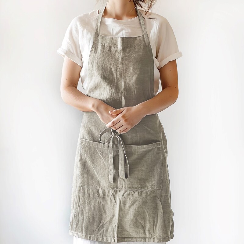 Linen Smock Apron - Etsy
