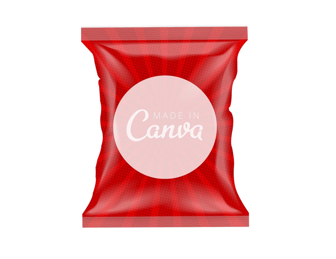 Editable Chip Bag Template | Birthday Party Favor | Canva Download ...