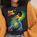 Funky 70's Soul Sista Tee - Oversized Comfort Fit - Neon Disco Dance T ...