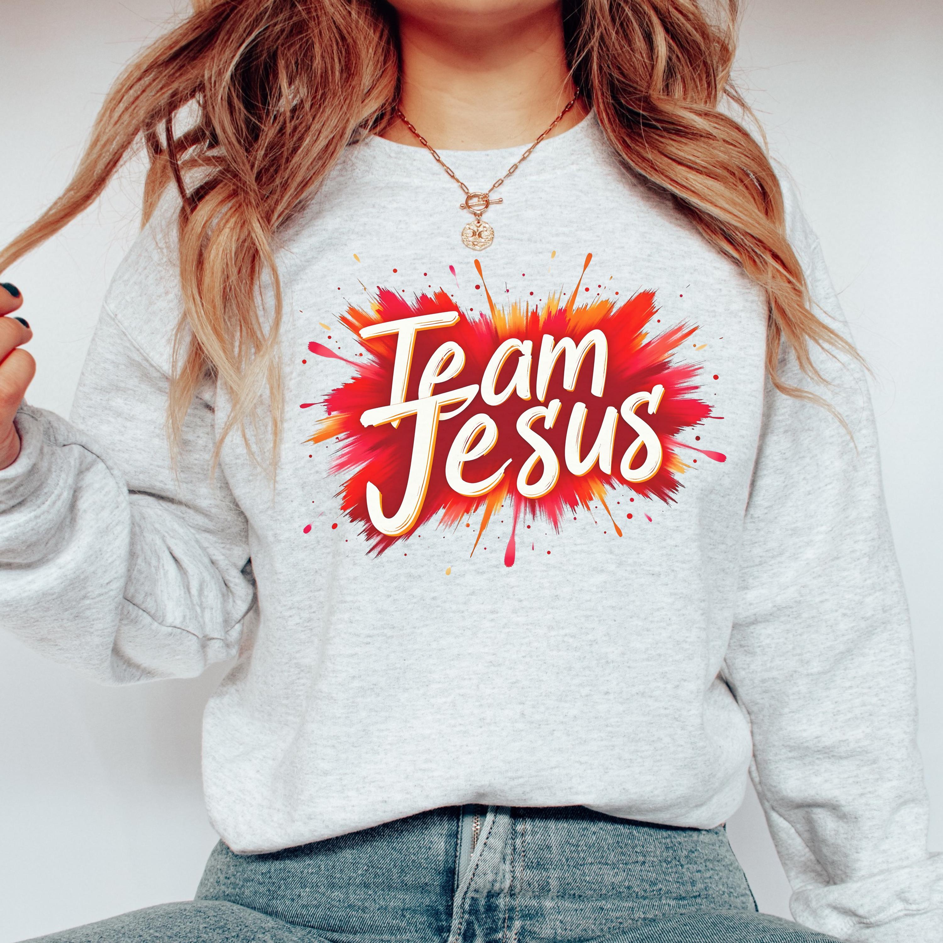 Team Jesus Shirt – Christian Apparel - Graffiti Art Tee - Jesus Lover ...