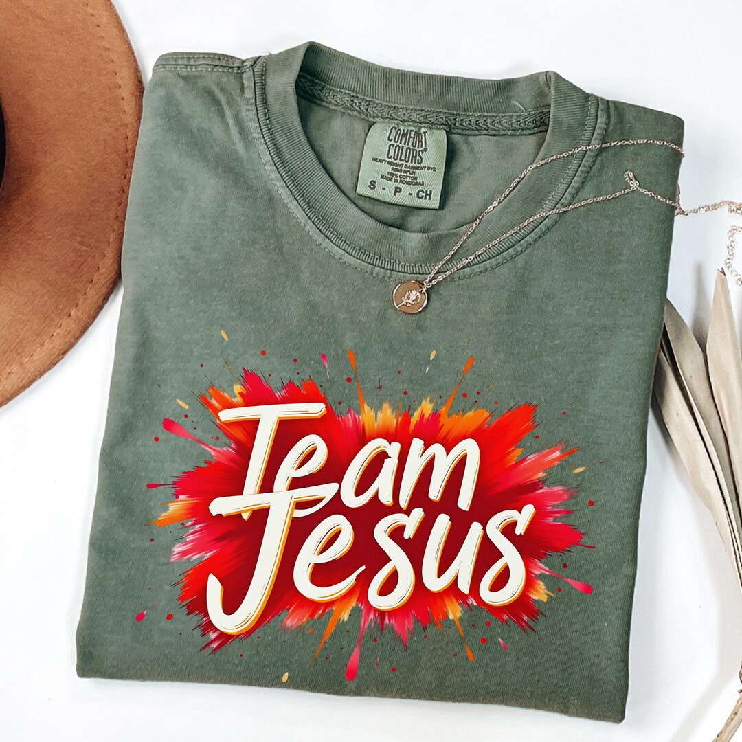 Team Jesus Shirt – Christian Apparel - Graffiti Art Tee - Jesus Lover ...