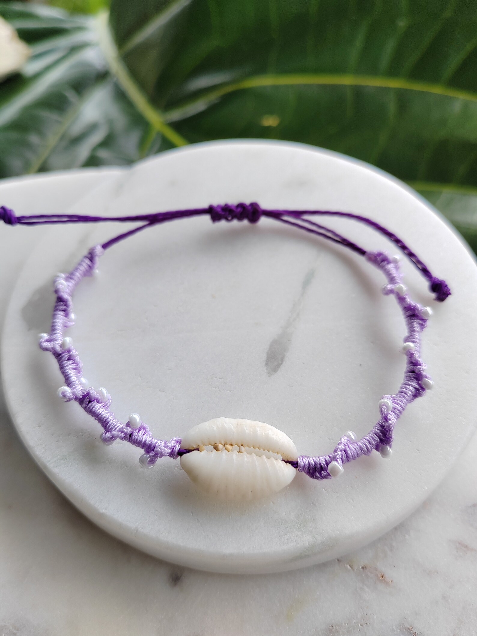Handmade Hawaiian Seashell Bracelet - Etsy