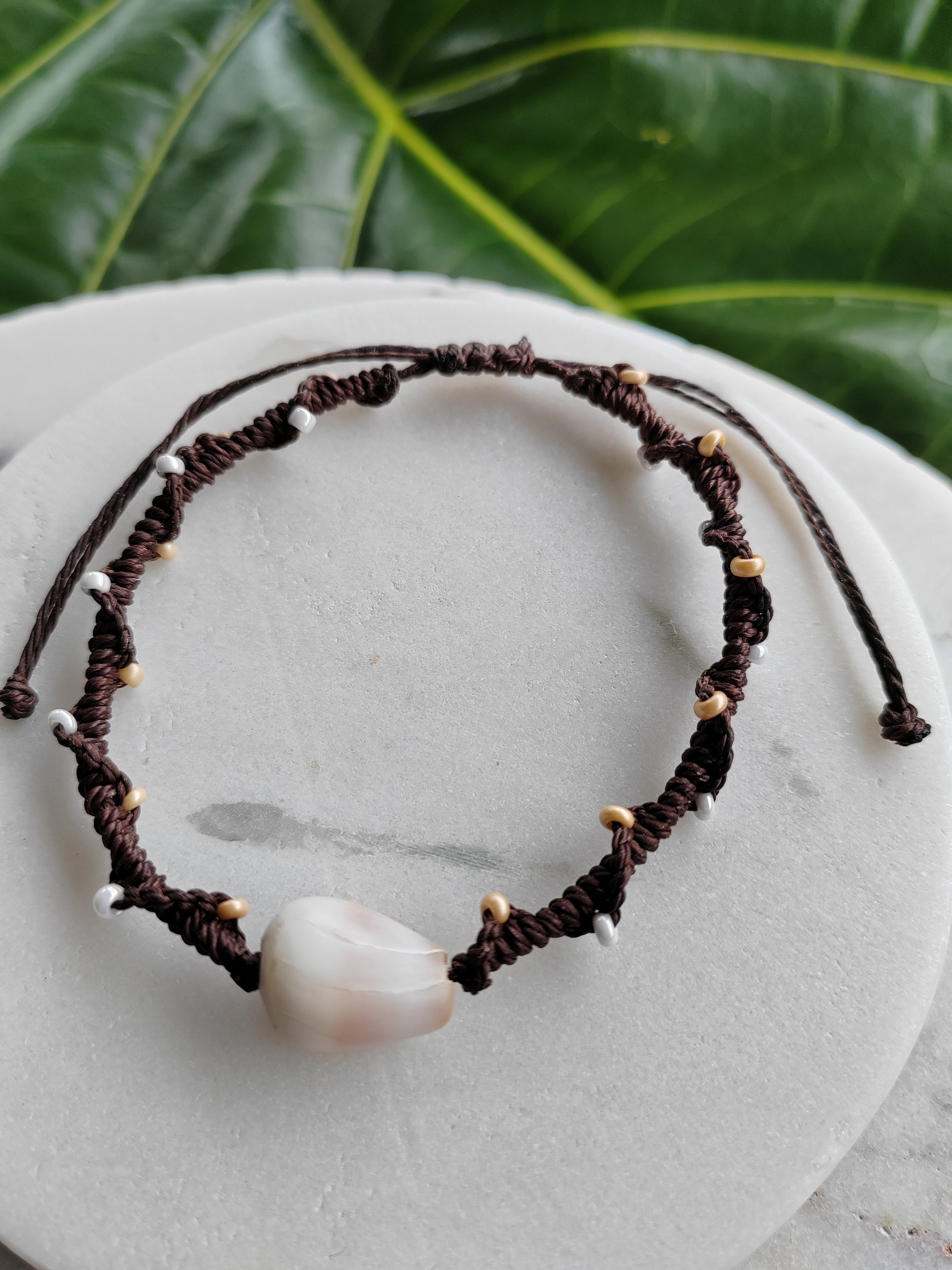 Handmade Hawaiian Seashell Bracelet - Etsy