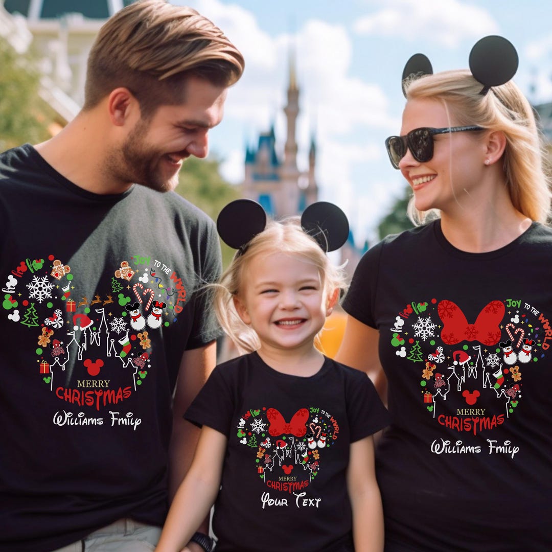 Custom Disney Gingerbread Shirt Mickey Christmas Shirt Minnie Christmas ...