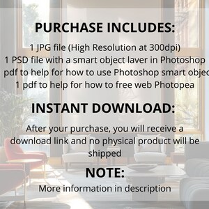 Luxury Hotel Lobby Wall Art Frame Mockup, Extra Large Vertical Frame ...