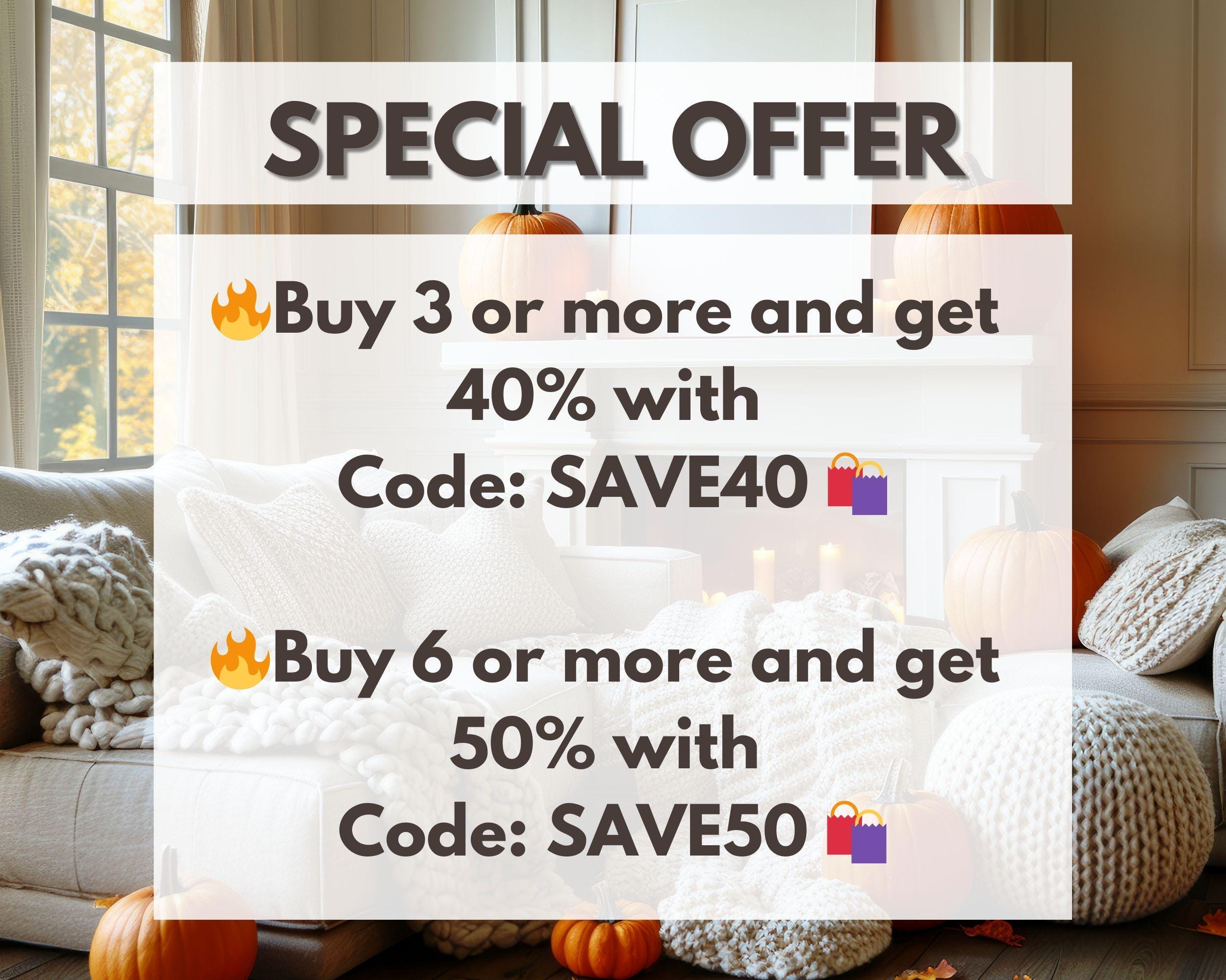 Fall & Halloween Frame Mockups Bundle, Autumn Wall Art Mockup Set ...