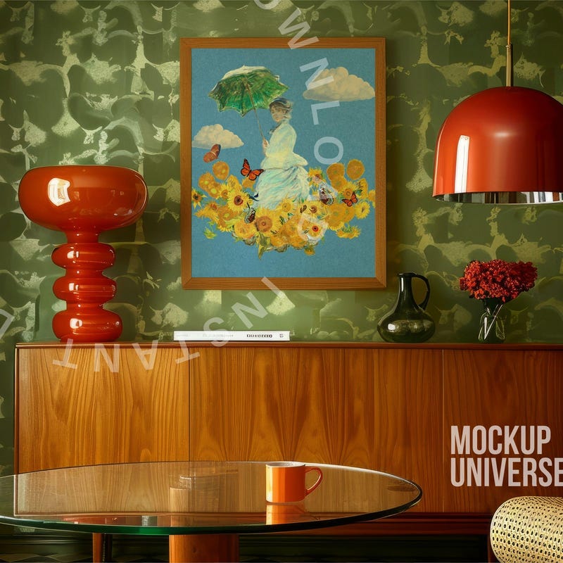 Vintage Frame Mockup - Etsy