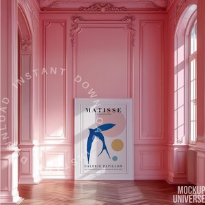 Pink Preppy Frame Mockup Bundle, Girly Poster Mock Up, Feminine Wall ...