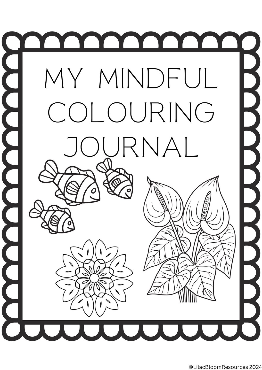 My Mindful Colouring Journal - Etsy