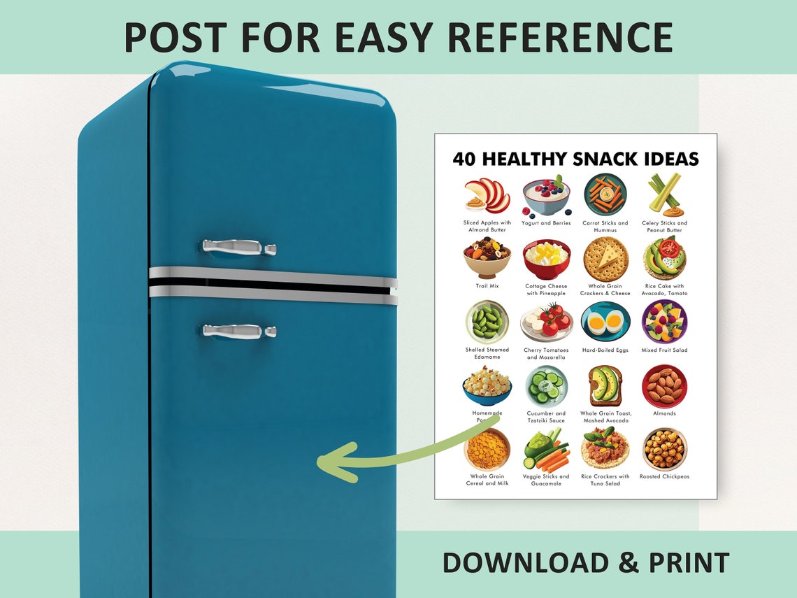 Healthy Snack Ideas, Easy to Prep Snacks, Snack Recipes - PDF to ...