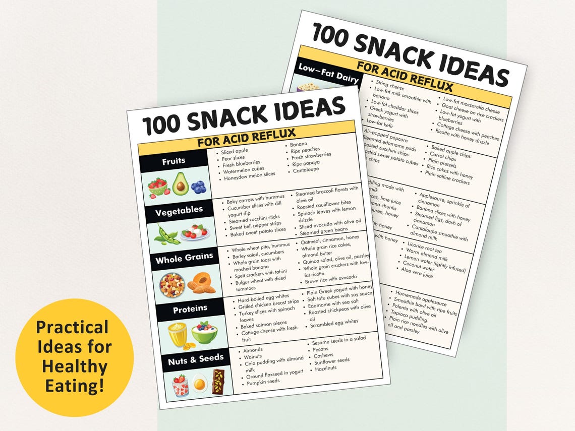 Acid Reflux Snacks, Snacks for GERD, GERD Friendly Snacks List ...