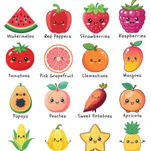 Eat the Rainbow Chart, Eat the Rainbow PDF, Incorporate Colorful Fruits ...