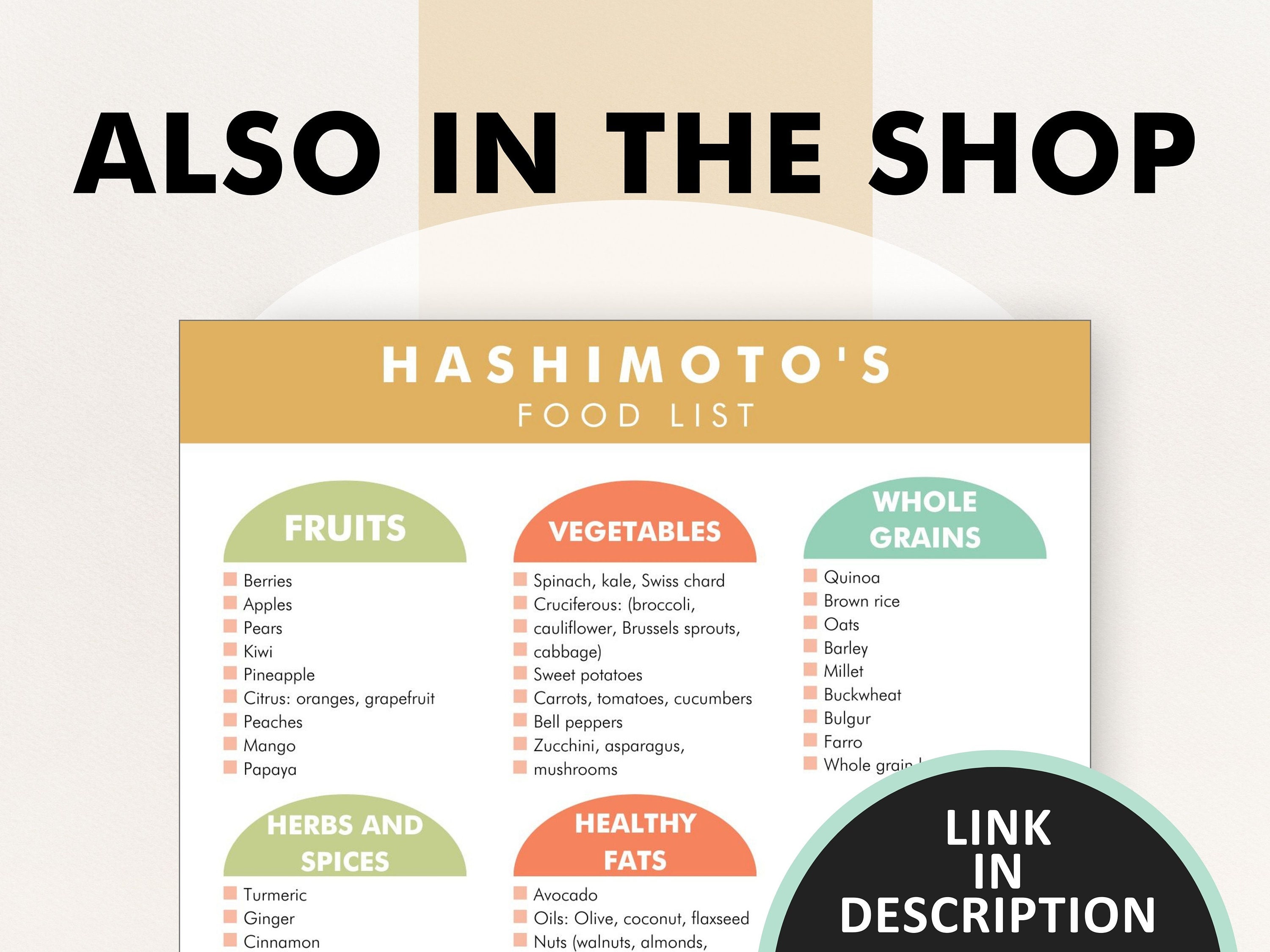 Hashimoto's Diet Plan, Hashimotos Food List, Hashimoto's Thyroiditis ...