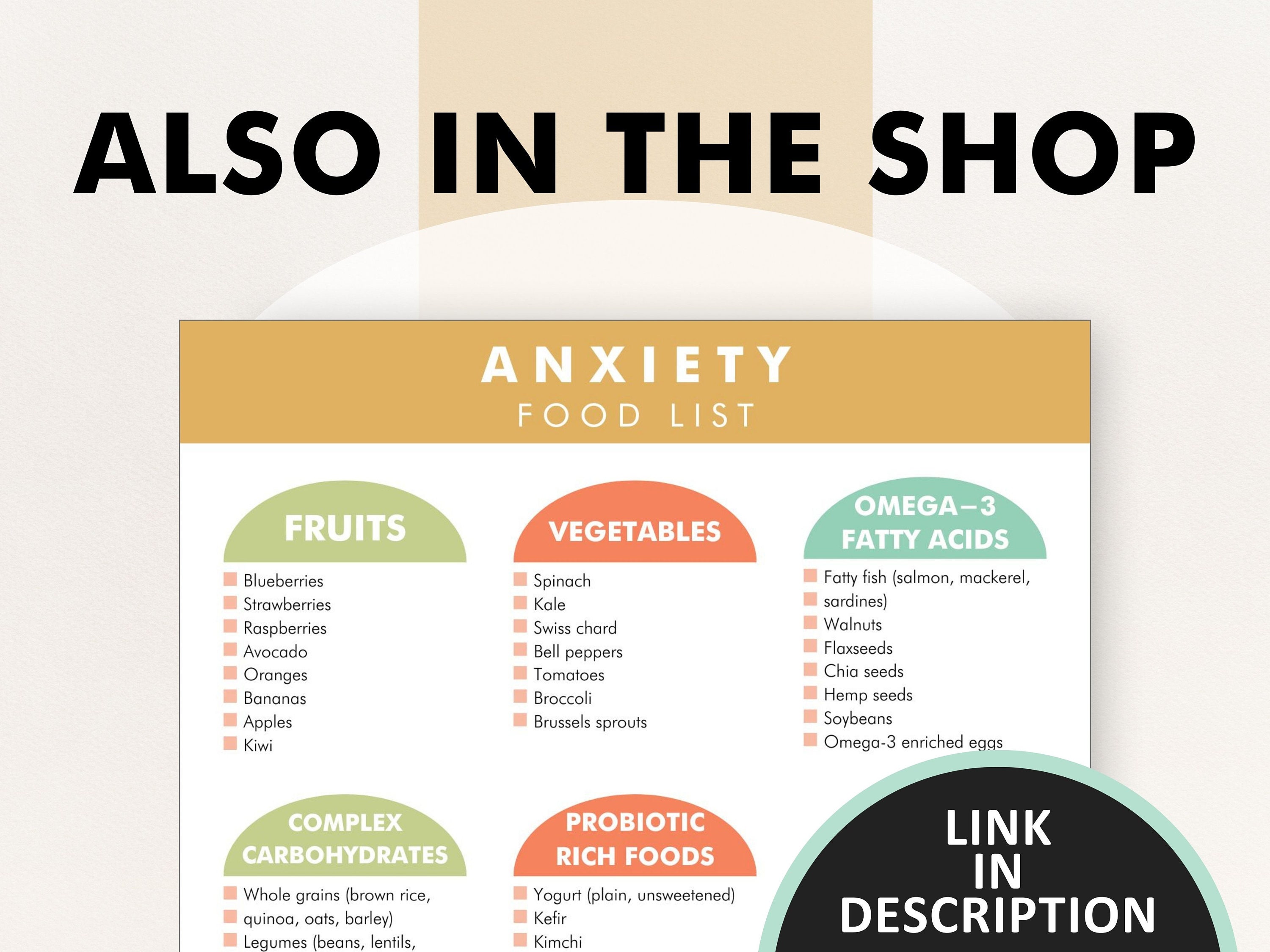 Anxiety Diet Plan, Anxiety Diet Chart, Anxiety Food List - Download and ...