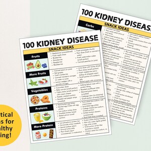 Kidney Disease Snacks List, Diet Plan for Chronic Kidney Disease ...