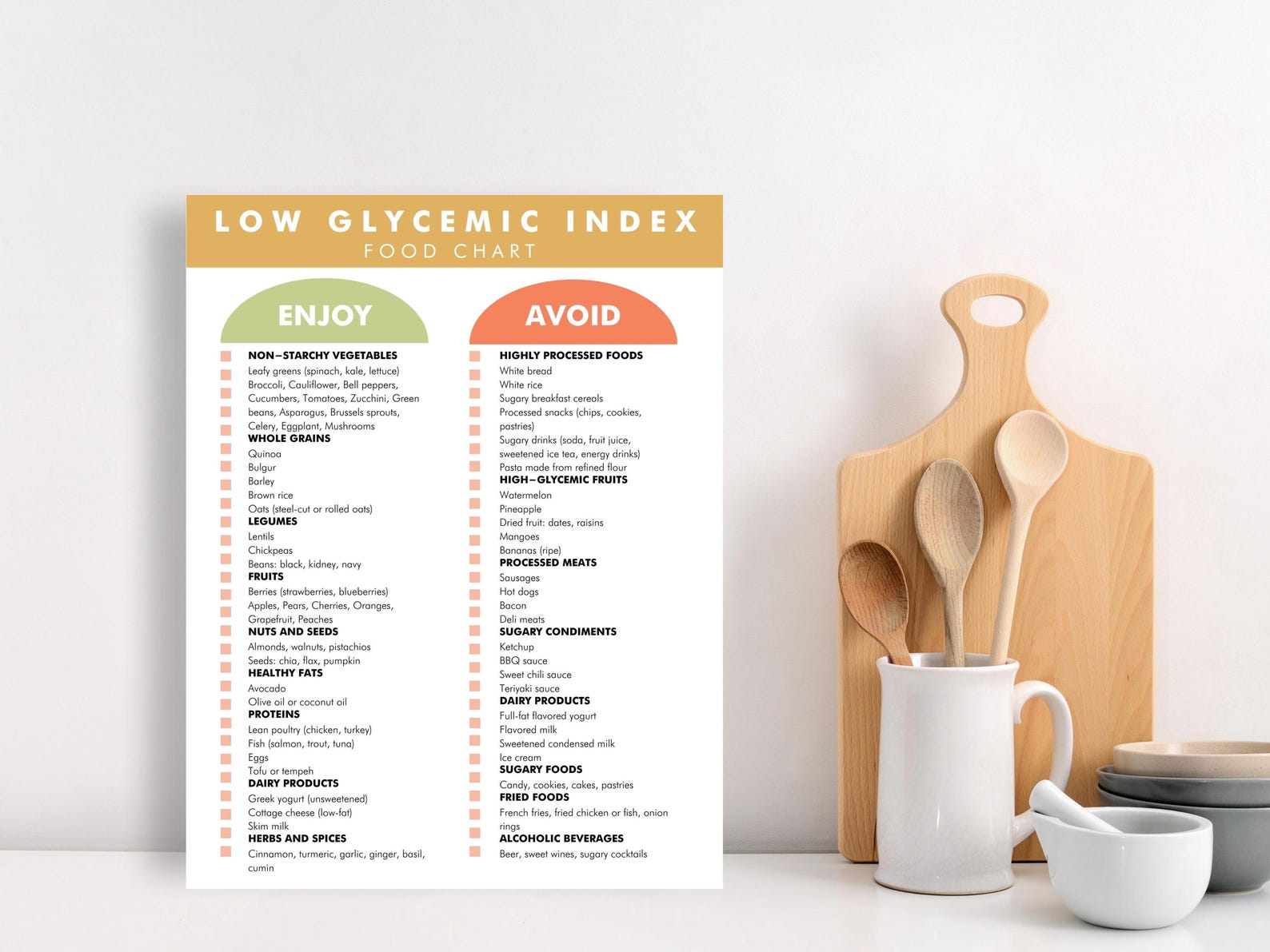 Low GI Food List, Glycemic Index Food Guide, Food Low GI Diet ...