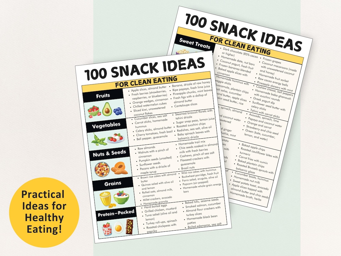 Clean Eating Snacks, Clean Eating Food List - Snack Ideas, Eating Clean ...