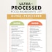 Ultra-processed Foods List, Ultra Processed Food Examples, Processed ...