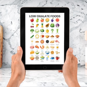 Low Oxalate Diet, Low Oxalate Foods List, Printable PDF of Foods That ...