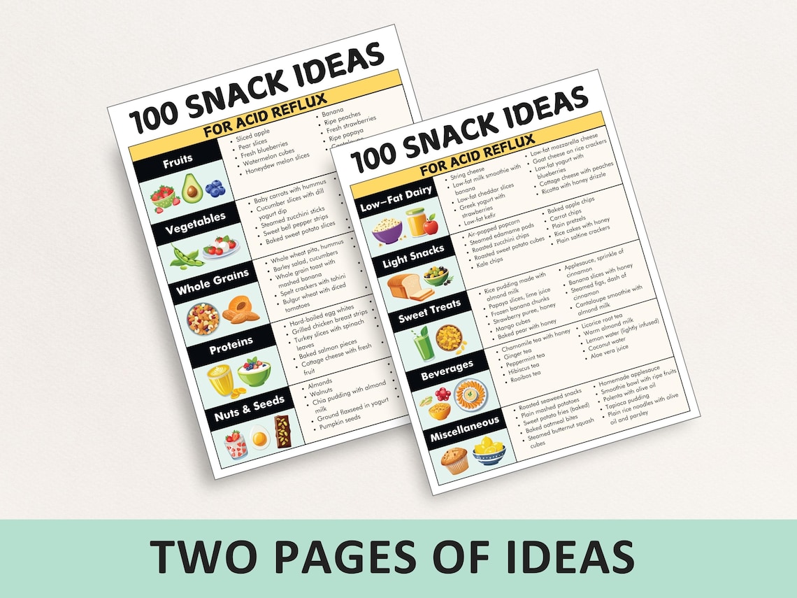 Acid Reflux Snacks, Snacks for GERD, GERD Friendly Snacks List ...