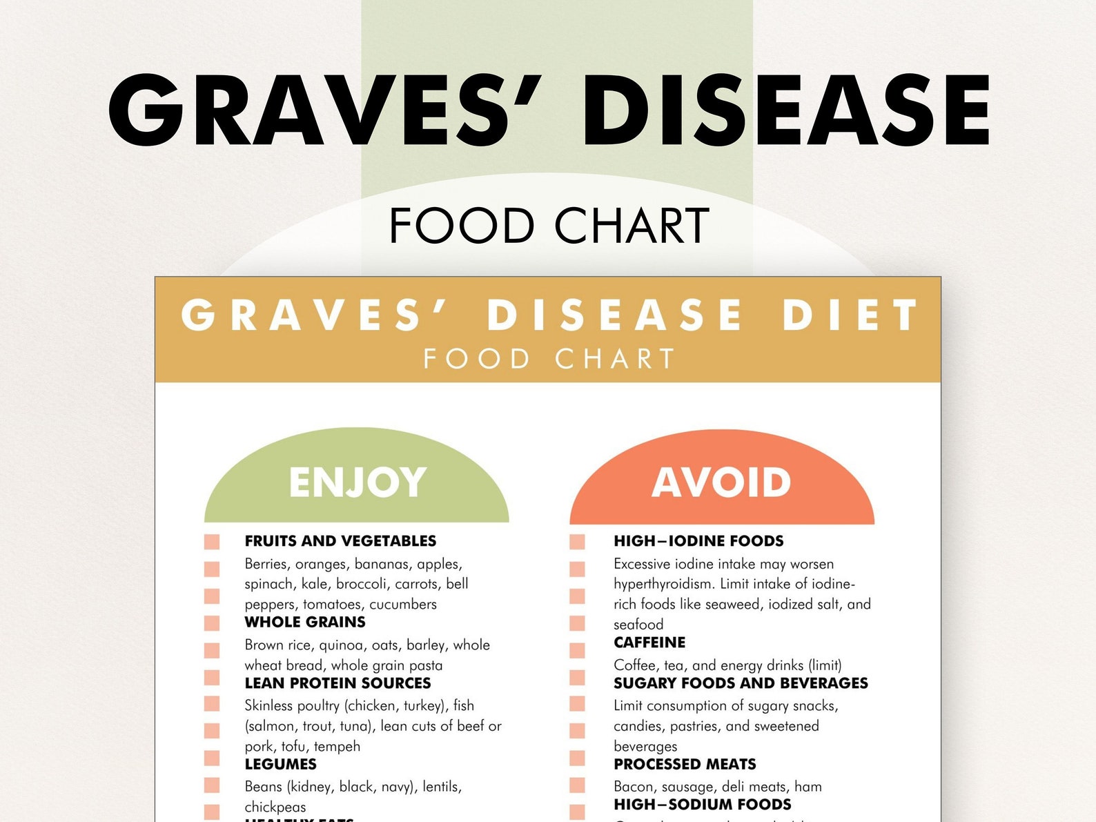 Graves' Disease Diet, Graves Disease Food List, What to Eat, What to ...
