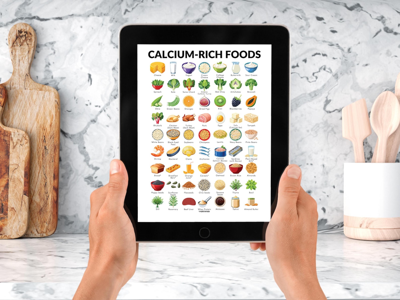 Calcium-rich Food List, List of Foods High in Calcium, Calcium Rich ...