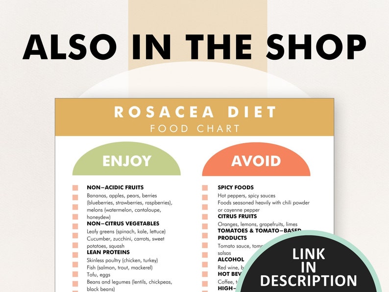 Rosacea Diet Plan PDF, Rosacea Diet Meal Plan Helper - Download and ...