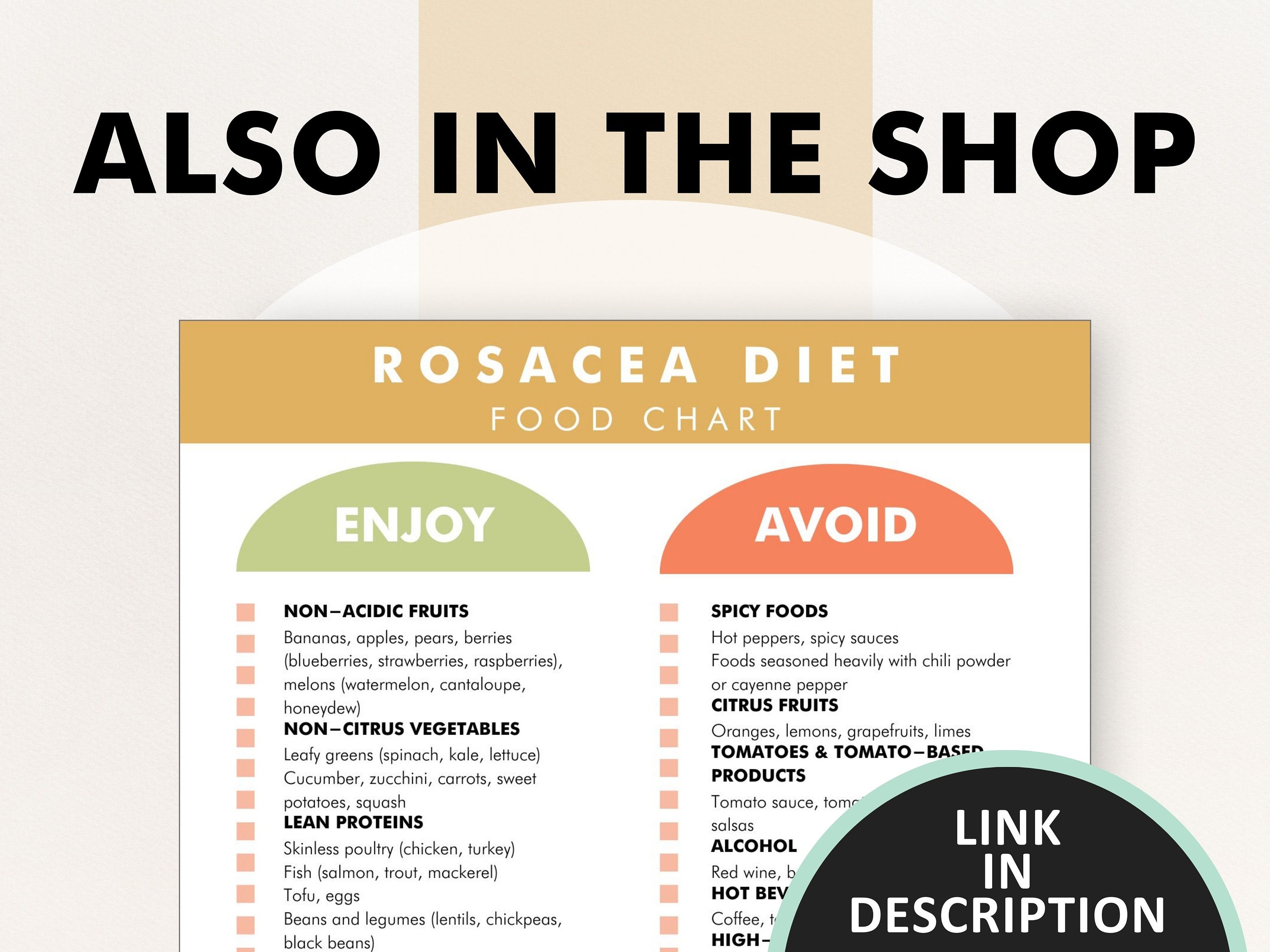 Rosacea Diet Plan PDF, Rosacea Diet Meal Plan Helper - Download and ...