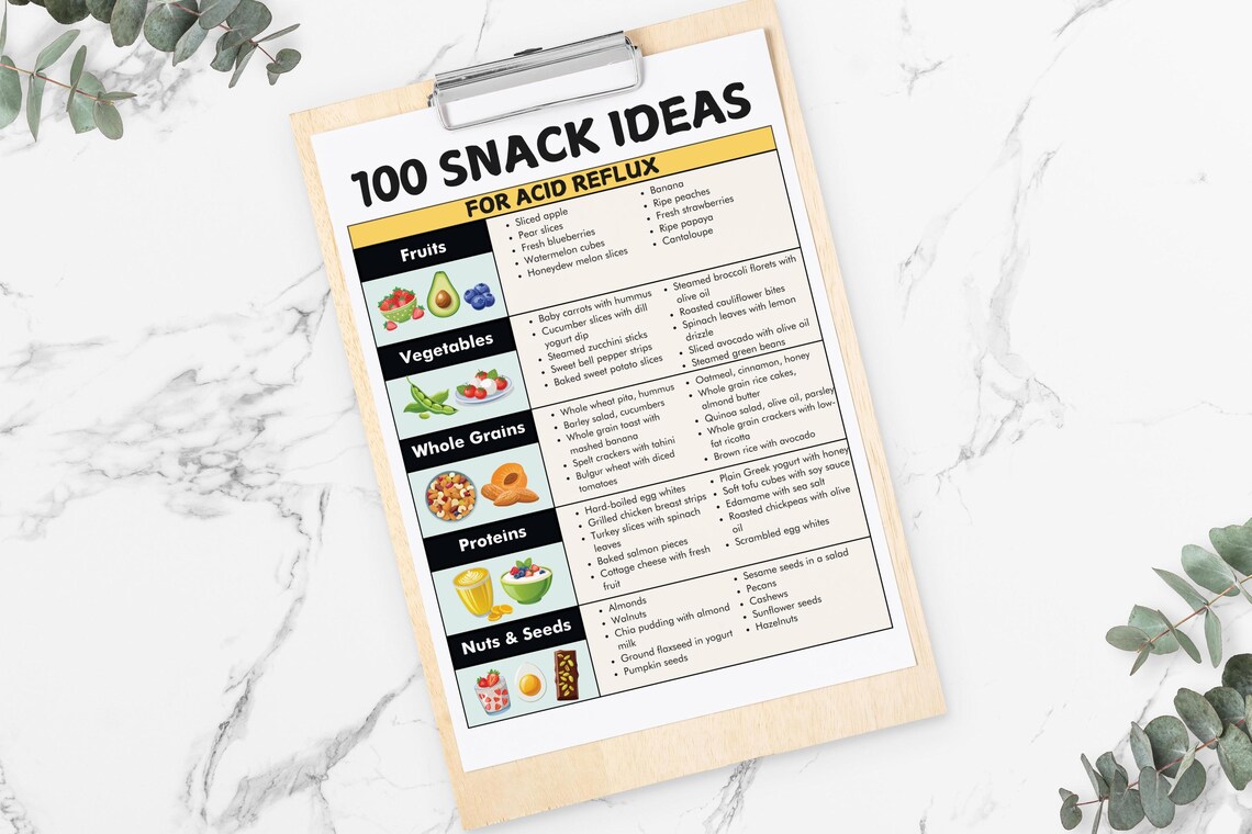 Acid Reflux Snacks, Snacks for GERD, GERD Friendly Snacks List ...