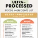 Ultra-processed Foods List, Ultra Processed Food Examples, Processed ...
