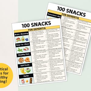 Foods for Dementia Patients - Snacks, Snack Foods for Dementia ...