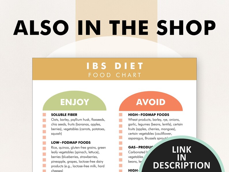 IBS Diet Plan, IBS Diet PDF, Inflammatory Bowel Syndrome Food Guide ...