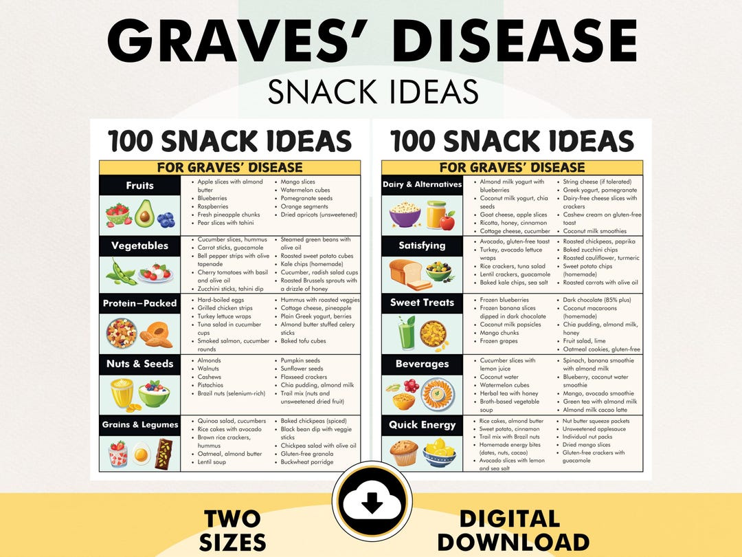 Graves Disease Diet Help, Snacks for Graves' Disease, Foods to Eat ...