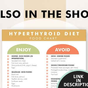 Hypertyhroid Food List, Hypertyhroidism Food Guide, What to Eat, What ...