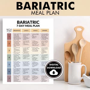 Bariatric Meal Plans, 7-day Bariatric Meal Plan, Bariatric Meal Plan ...