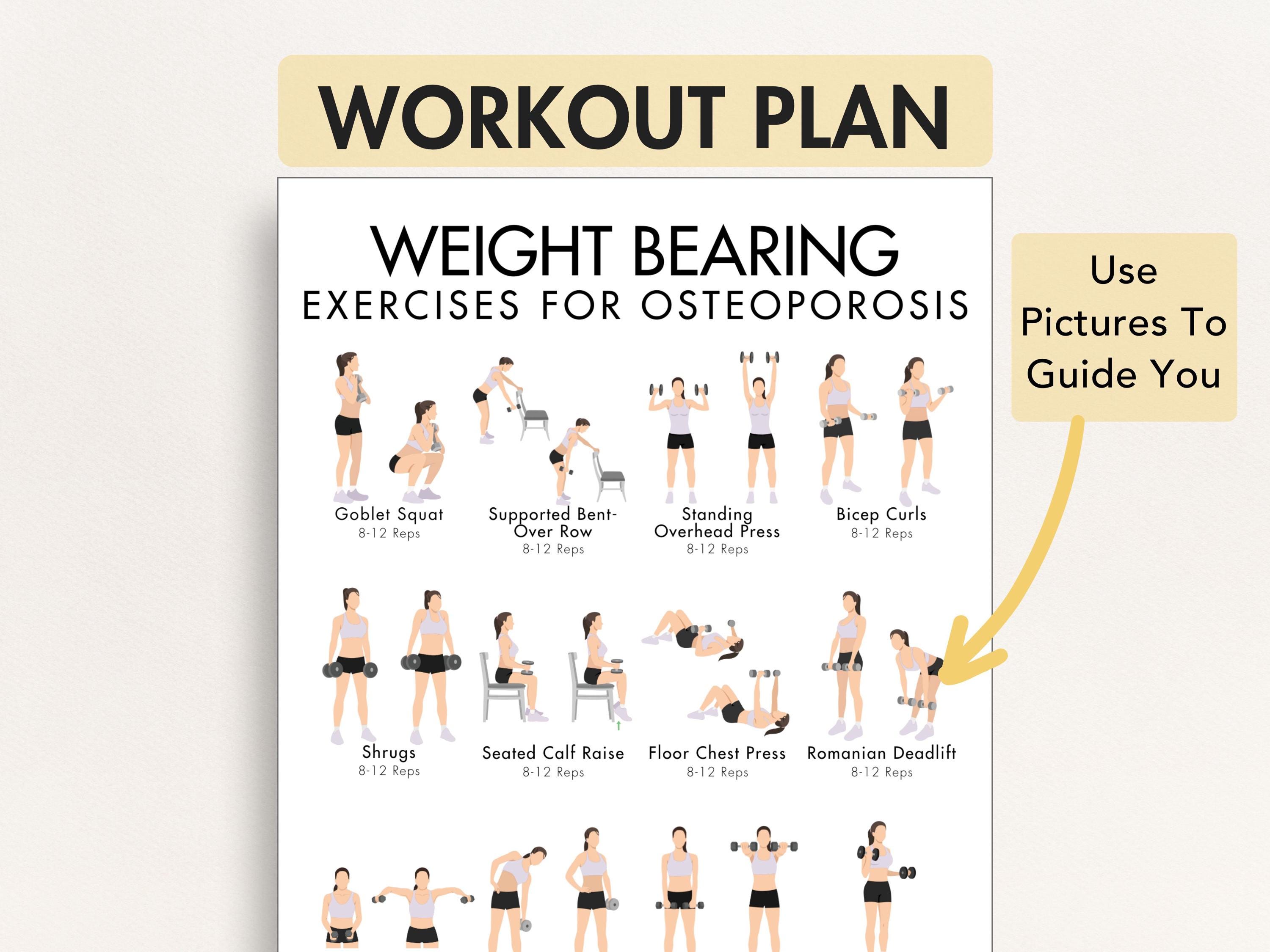 Weight Bearing Exercises for Osteoporosis, Lifting Weights for ...