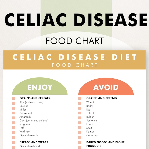 Celiac Food List - Etsy